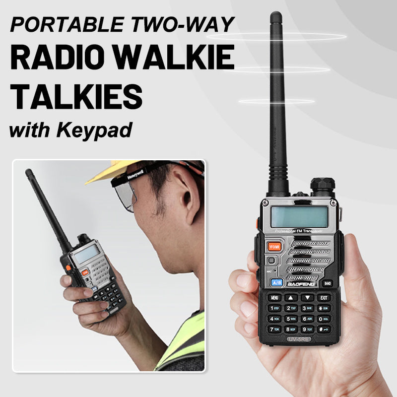 Portable Two-Way Radio Walkie Talkies with Keypad – atlanzone